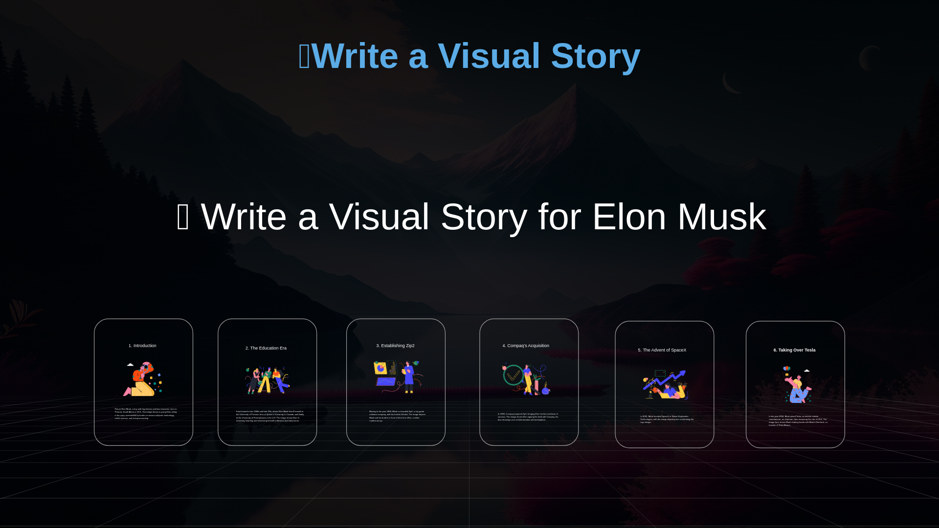 Write a Visual Story